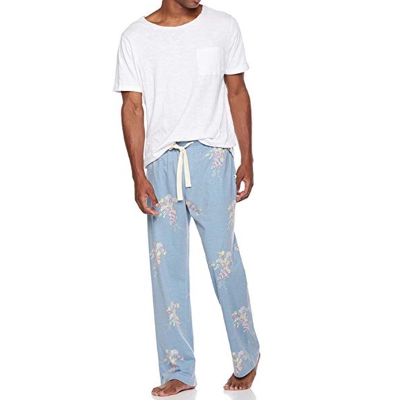 Boutique | Pants | Mens Soft Cotton Floral Jersey Lounge Sweatpants ...
